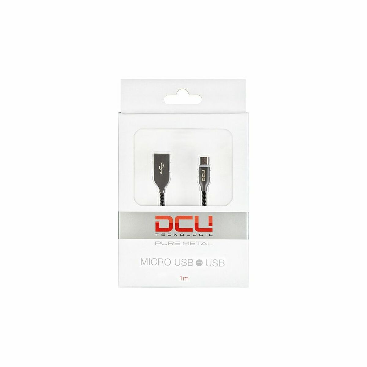 Cable USB a micro USB DCU 30401295 Gris 1 m | Leroy Merlin