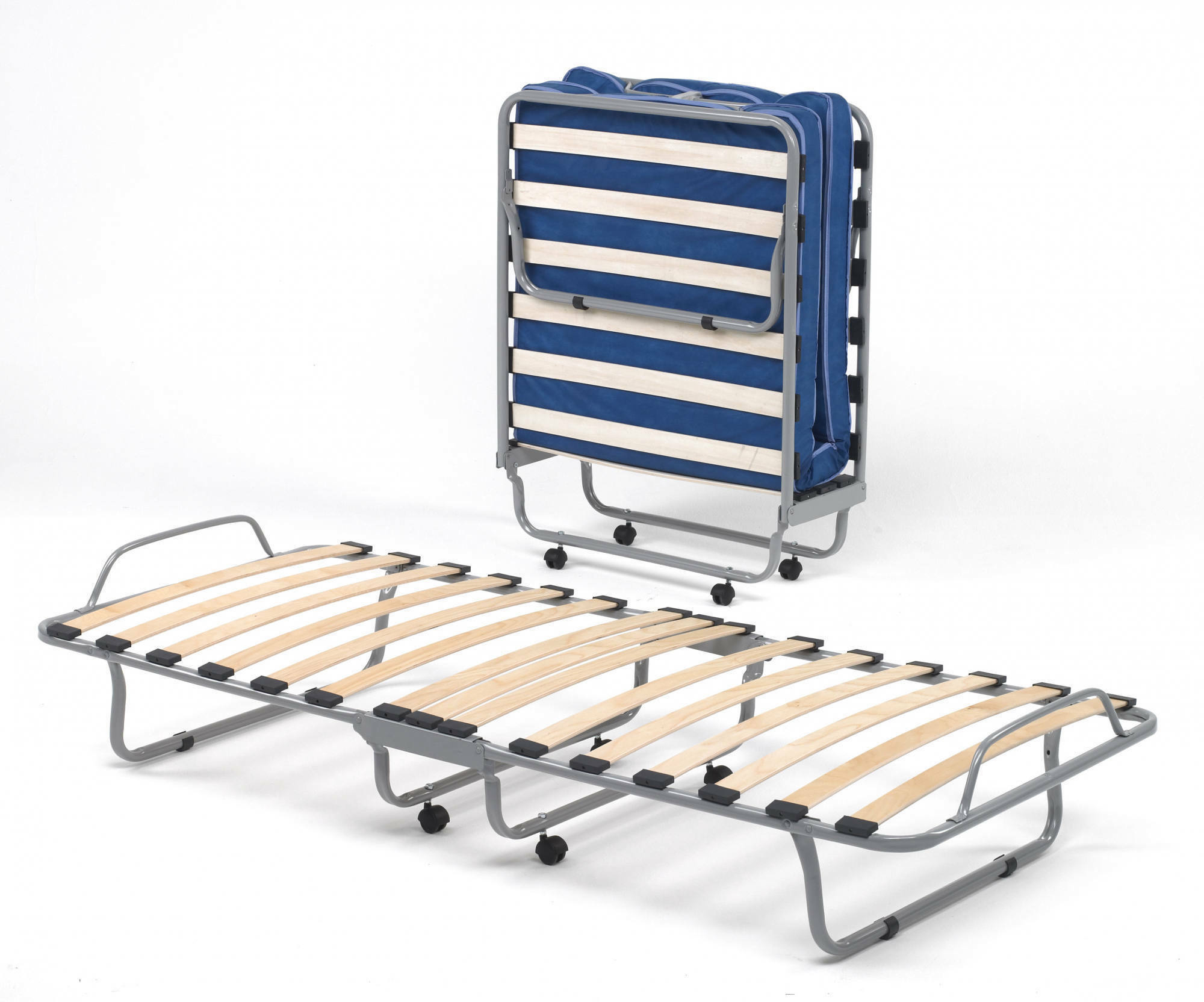 Lit pliant Nemesi, lit simple orthopédique et pliable, 100% Made in ...