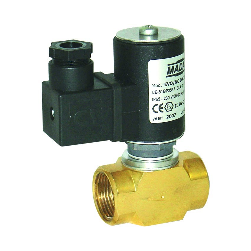 Electrovanne gaz normalement fermée avec réarmement automatique 200 ...