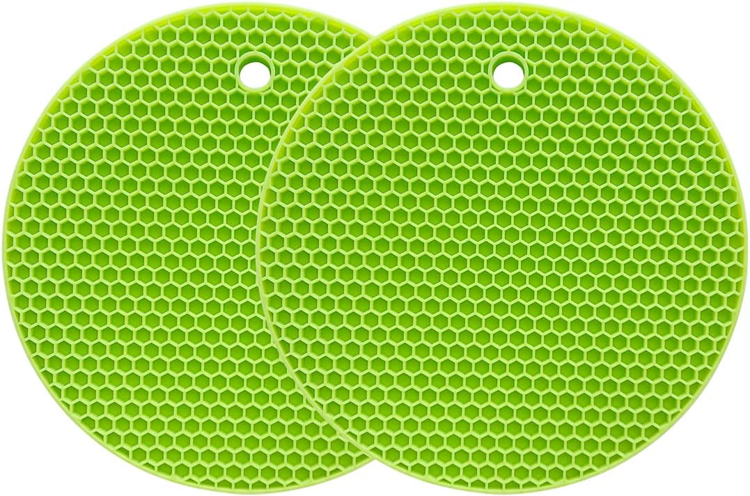 Set de table en silicone, isolant (lot de 2), résistant aux hautes ...