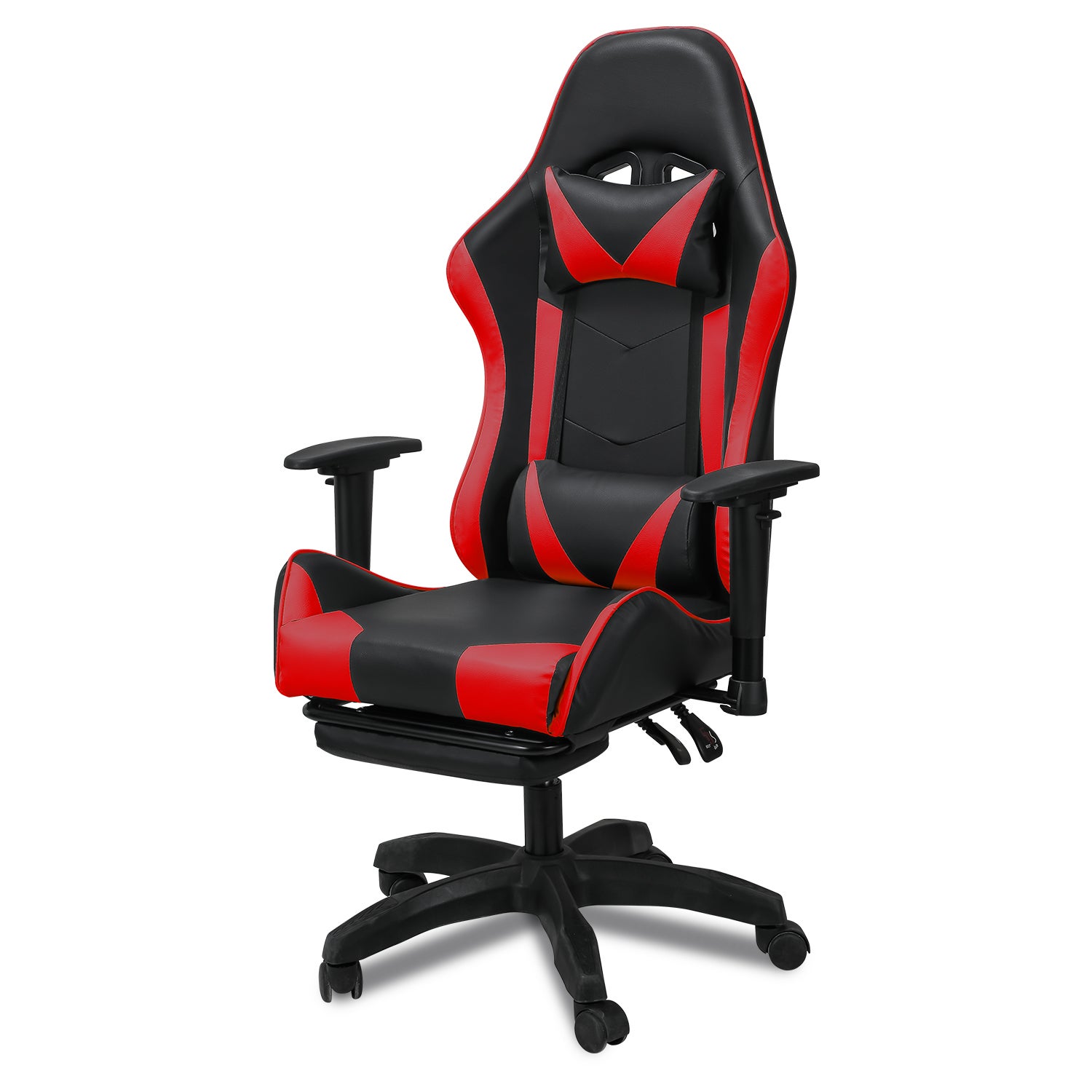 Chaise de jeu Fauteuil Gamer Ergonomique Chaise Gaming Noir/Rouge ...