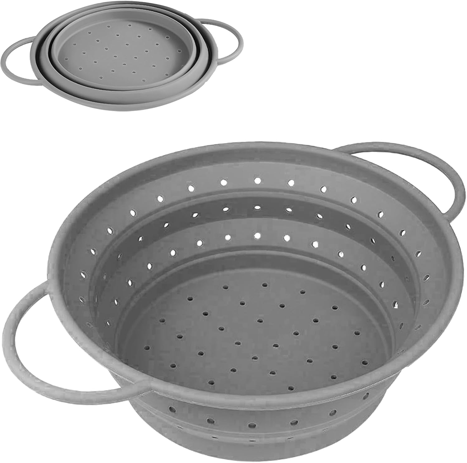 Colino per pasta pieghevole - Colino da cucina in silicone con manici ...