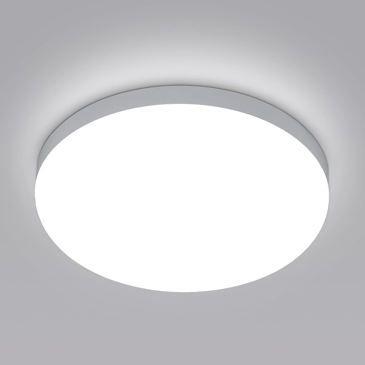 Lámpara de techo LED redonda moderna - blanca - 25*25*4cm - 32W ...