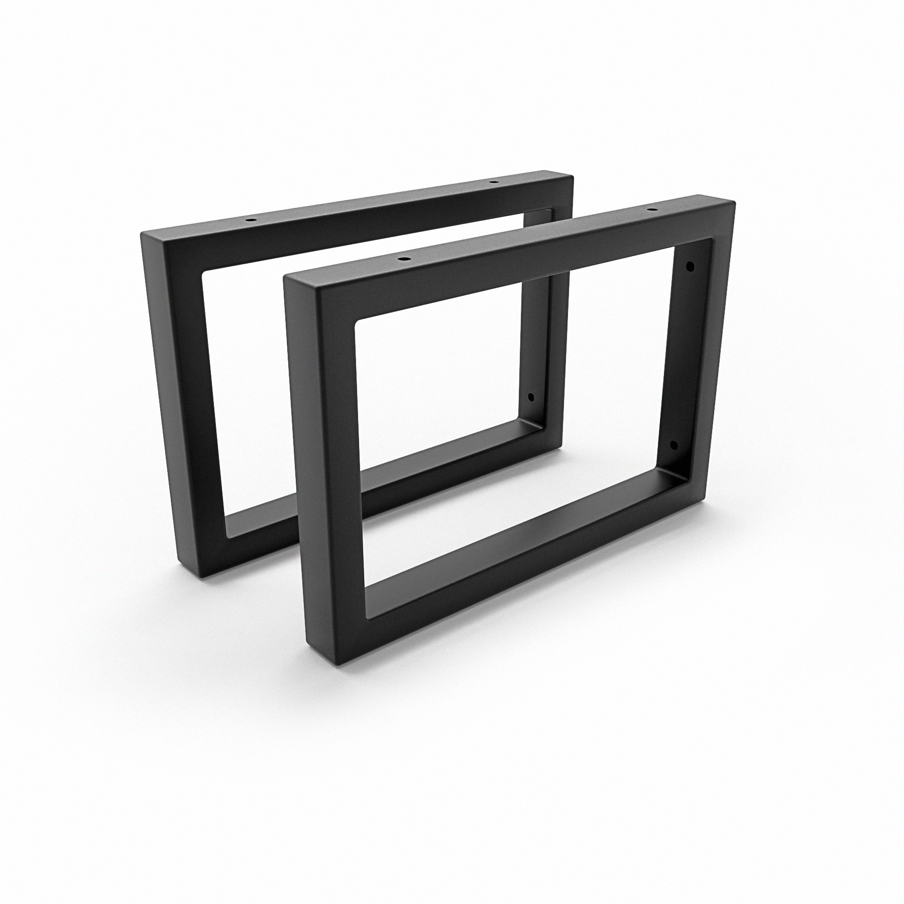 Support pour lavabo RHEIN - 20 cm de haut, 30 cm de profondeur, noir ...