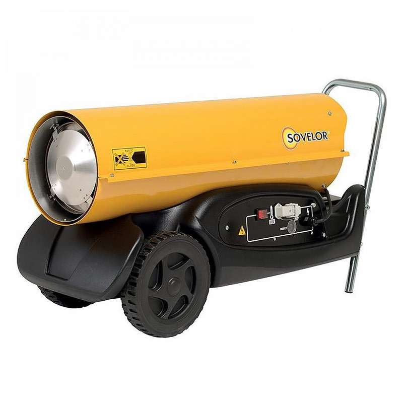 Chauffage air pulsé mobile à combustion directe SOVELOR HP 50 48Kw 300W ...