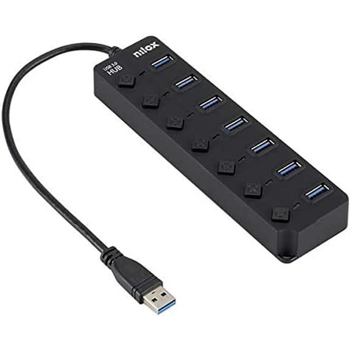 Hub USB Nilox NXHUB-06 Negro | Leroy Merlin