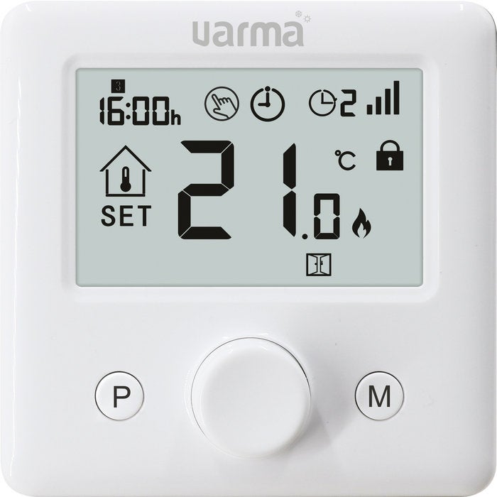 Thermostat programmable - Lagoya - Varma - Sans fil - Avec récepteur | Leroy Merlin
