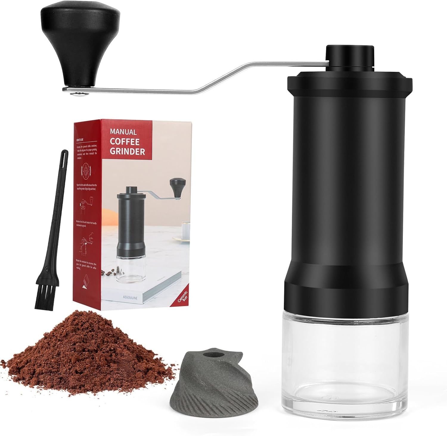 Moulin A Café Manuel, Coffee Grinder en Sans BPA, Corps Ergonomique ...