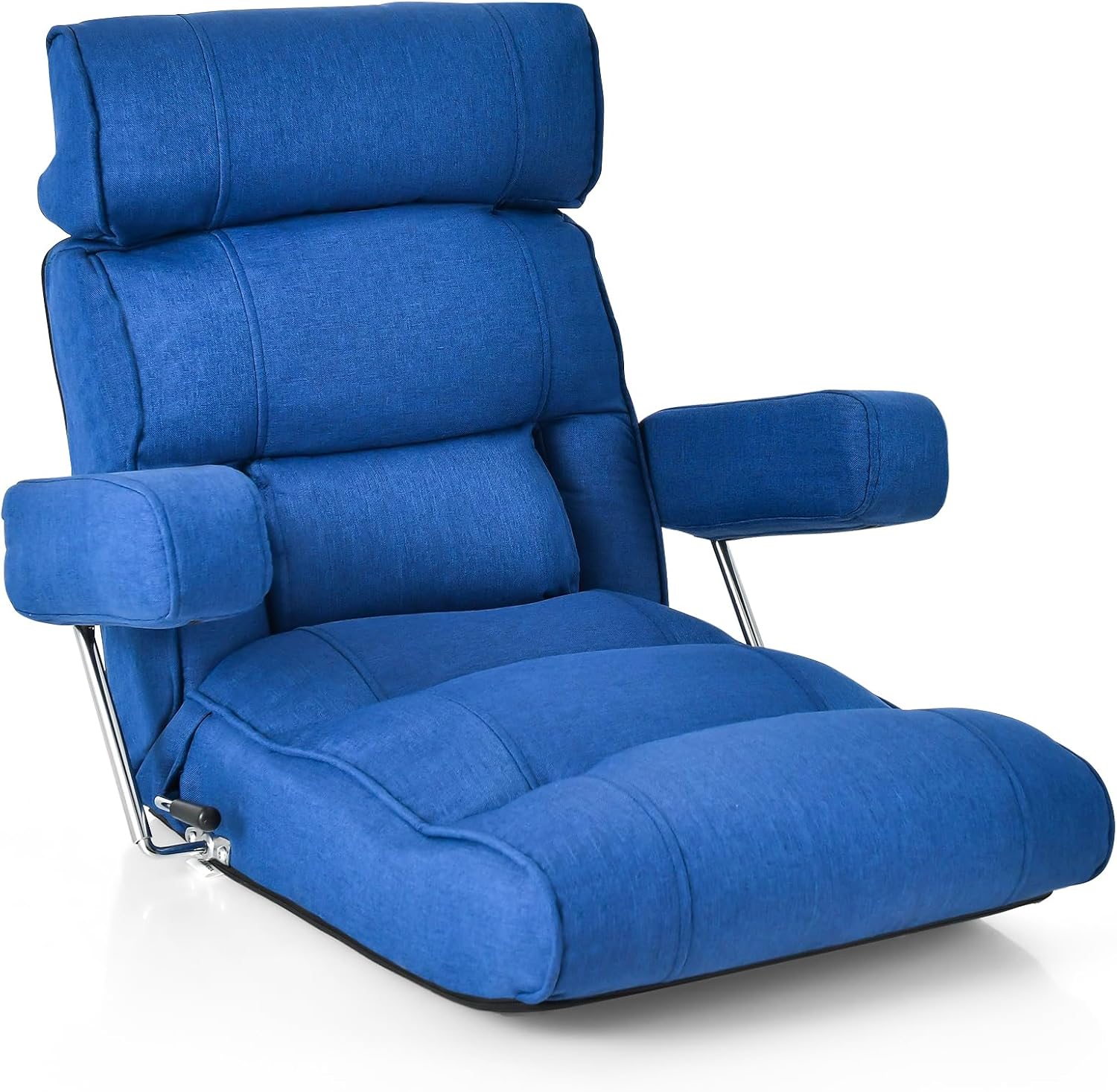 Fauteuil de Sol Pliable, Fauteuil Ergonomique avec Dossier Réglable ...