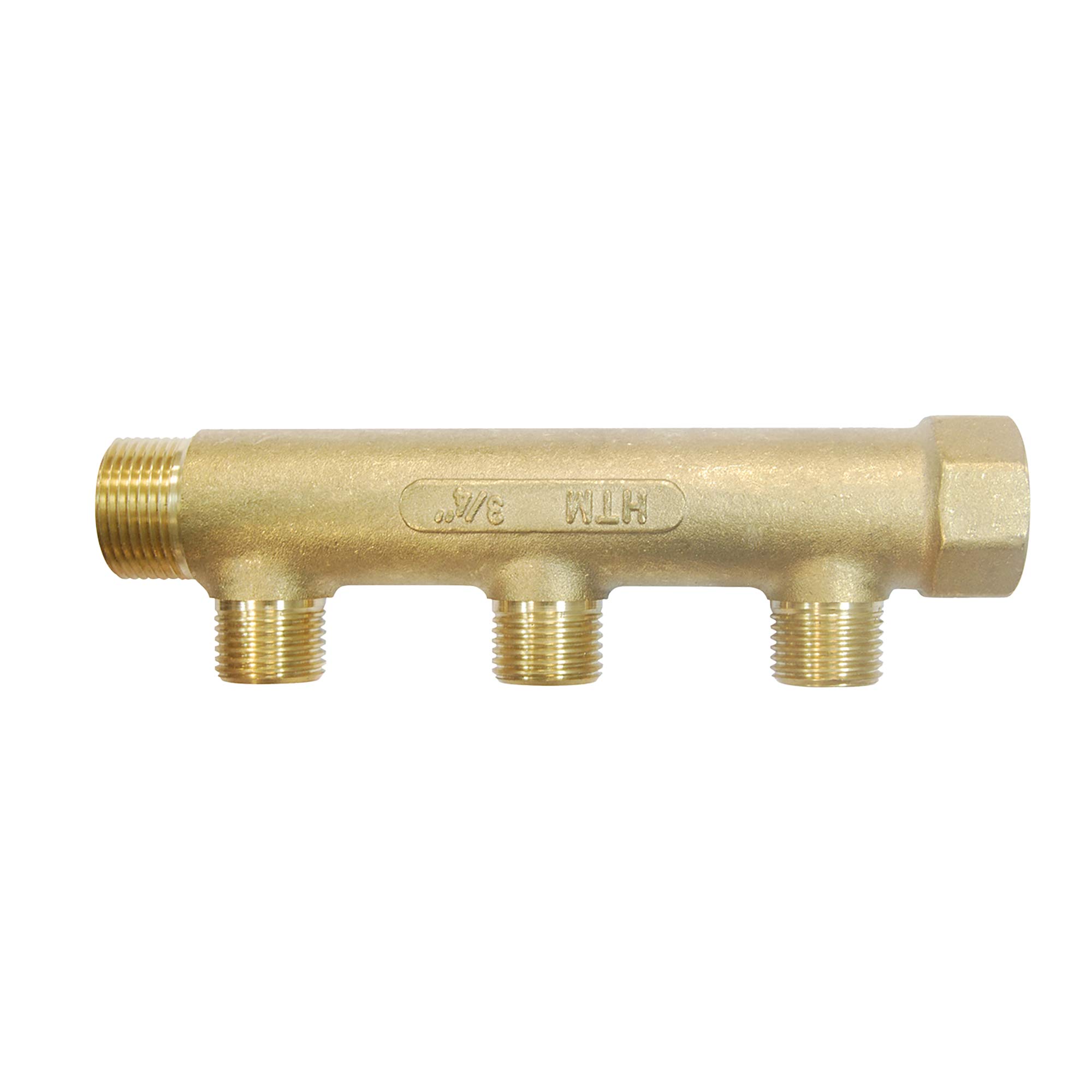 Collecteur Boutté laiton male femelle 20x27 3 sorties 15x21 | Leroy Merlin