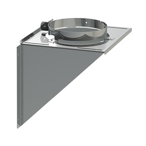 SUPPORT MURAL INOX DUOTEN 150-200 | Leroy Merlin