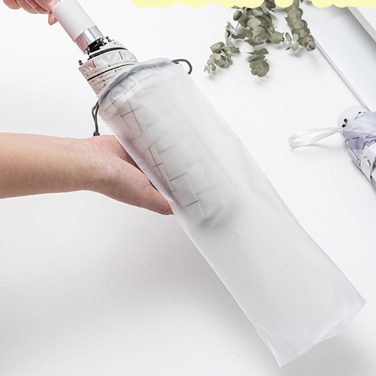 Étui à parapluie translucide et étanche avec cordon de serrage pour ...