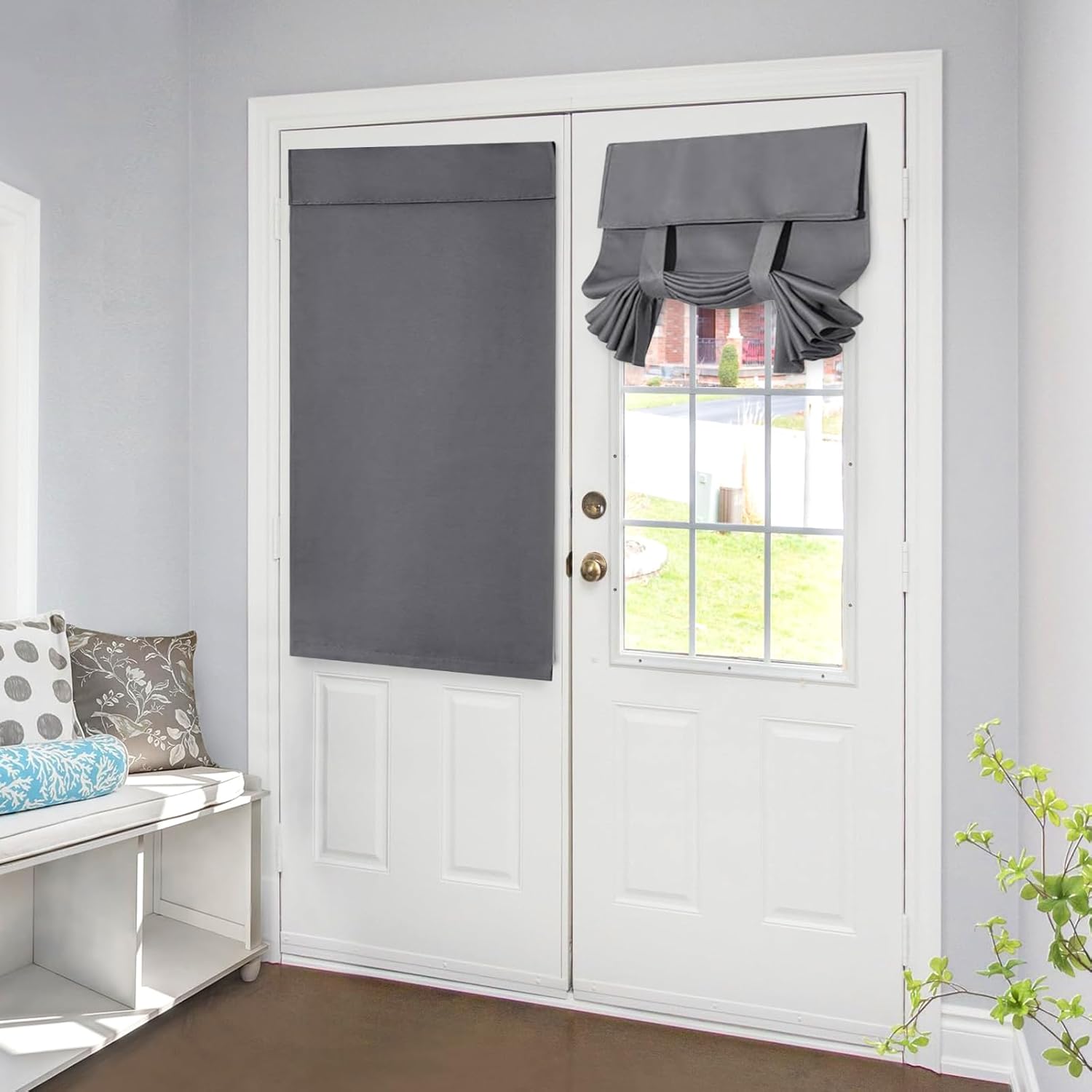 1 Pièce Rideaux de Porte Français Intimité,Rideau de Porte d'entrée ...