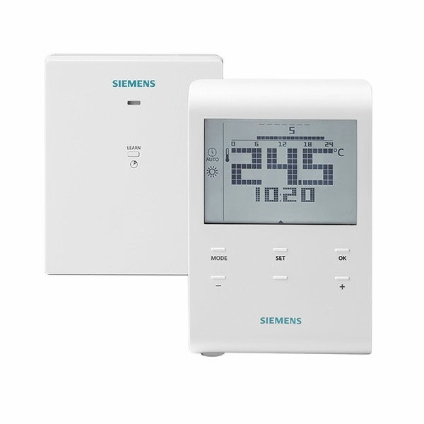 Kit RF Thermostat d'ambiance programmable sans fil Siemens RDE100.1RFS ...