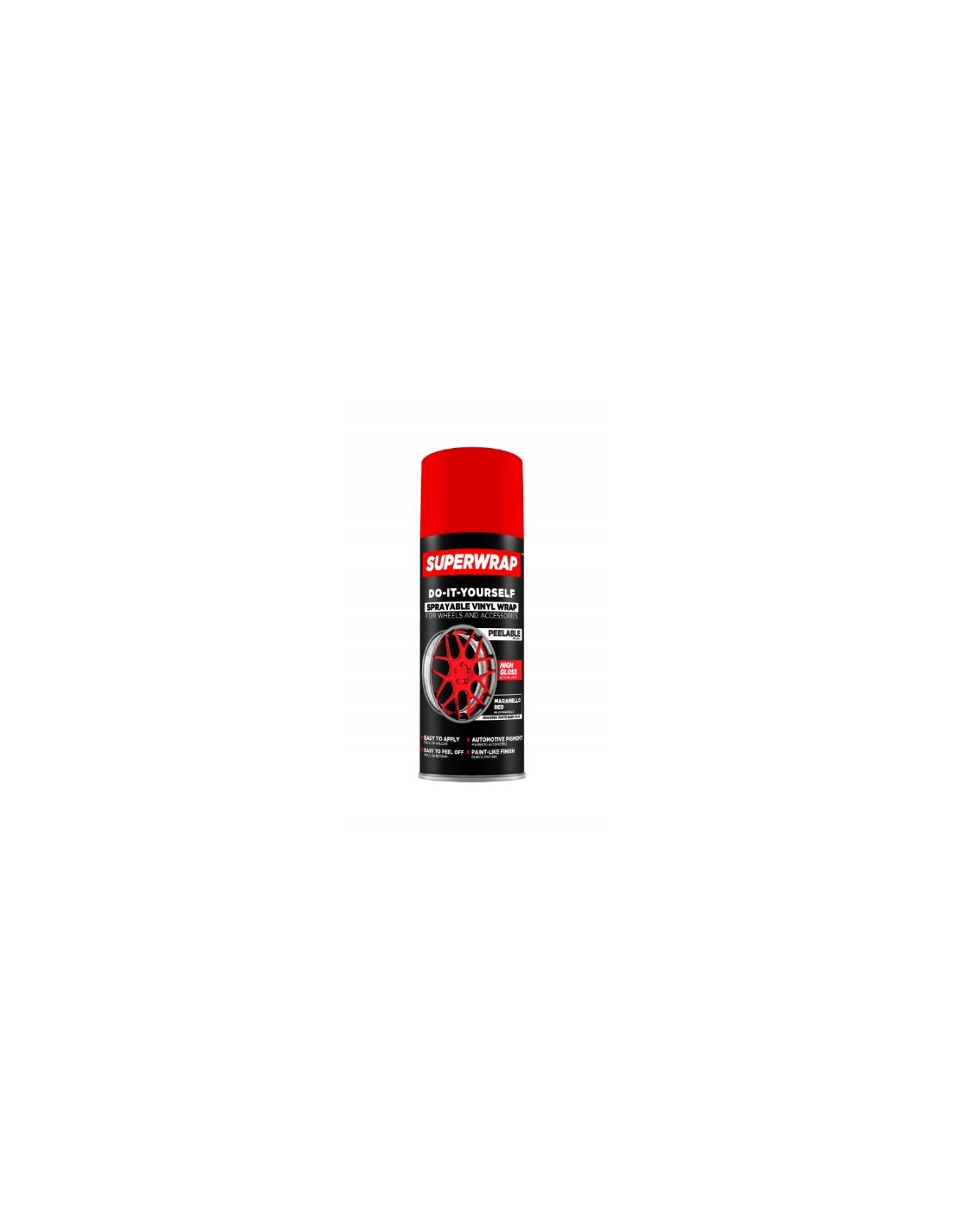 SUPERWRAP - SPRAY SUPERWRAP VINILO ROJO BRILLANTE 400 ML | Leroy Merlin