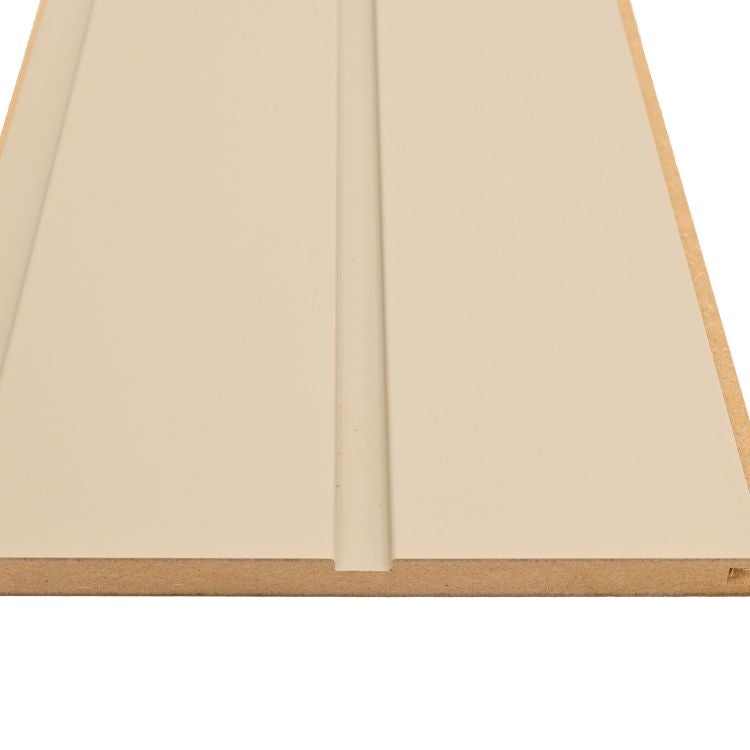 Revêtement mural en MDF, gris orage, 240 x 14 x 1,8 cm (1,68 m2 ...