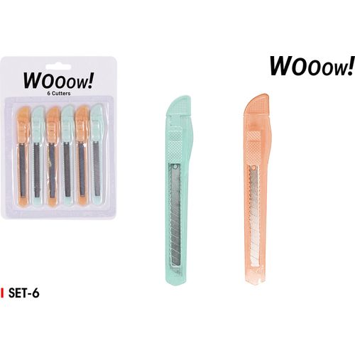 SET 6 CUTTER COLOR PASTEL | WOOOW! | Leroy Merlin