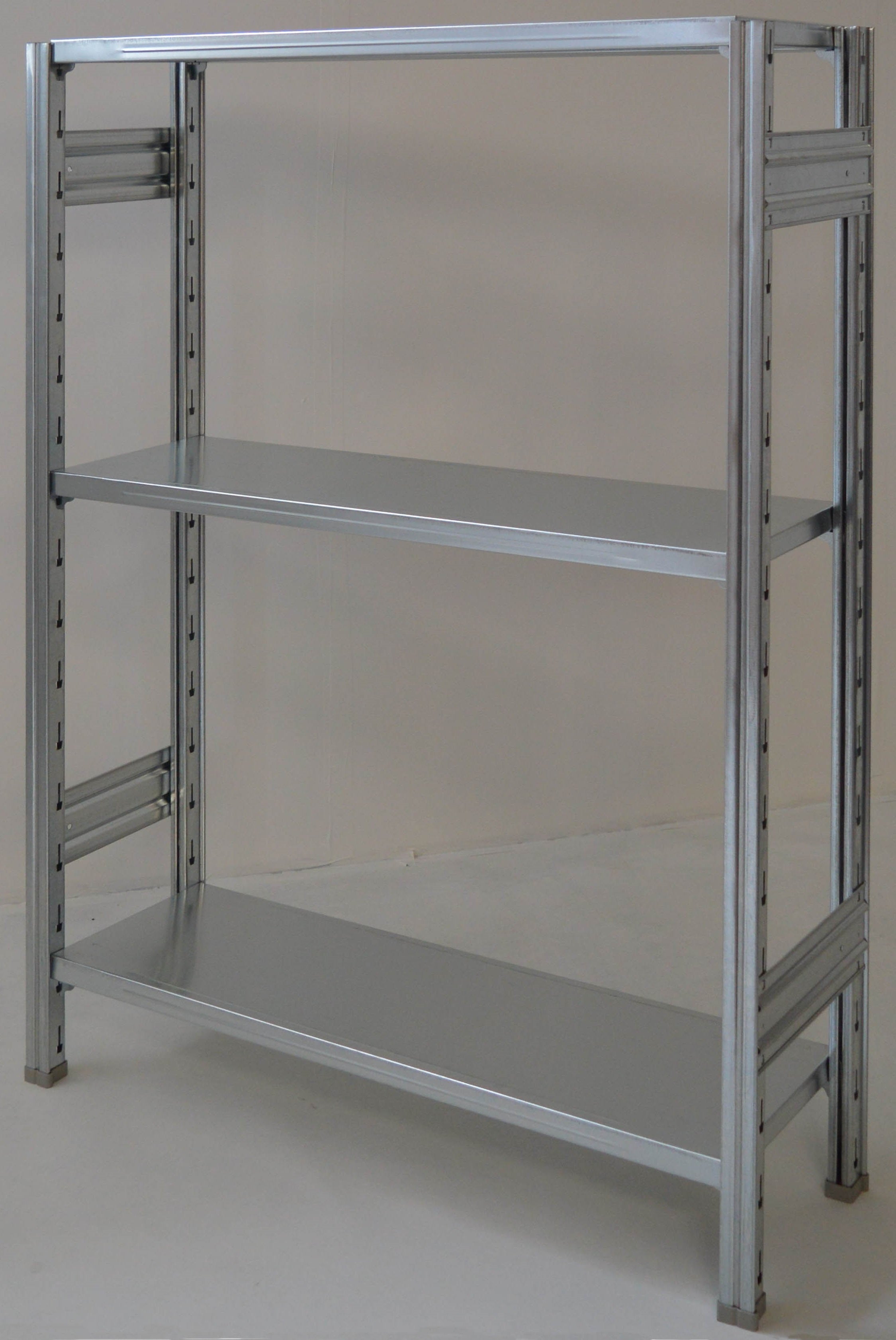 Etagère en métal galvanisé pour entrepôt cm. 100x30x150h | Leroy Merlin