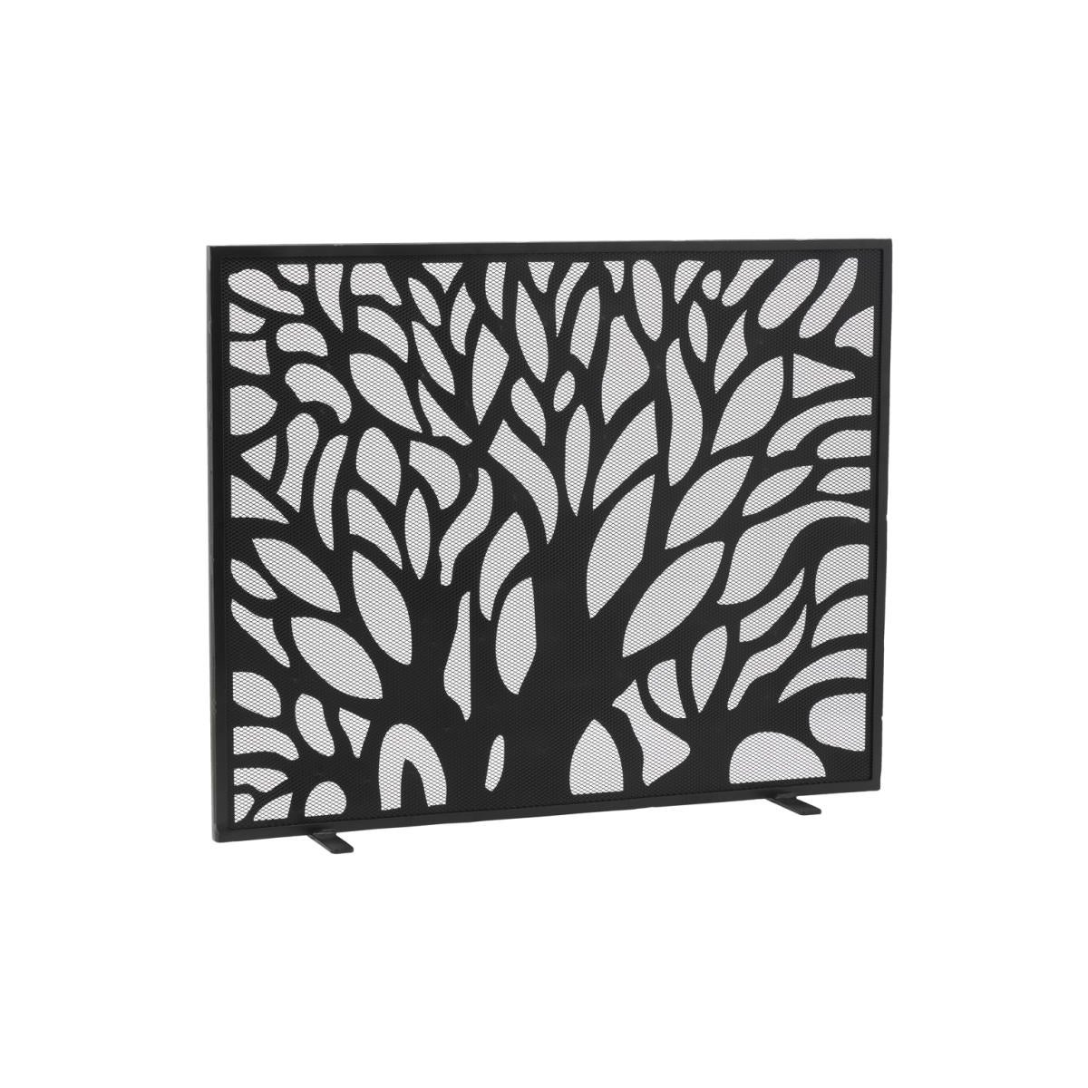 Pare-feu de cheminée en métal noir Arbre Aubry Gaspard | Leroy Merlin