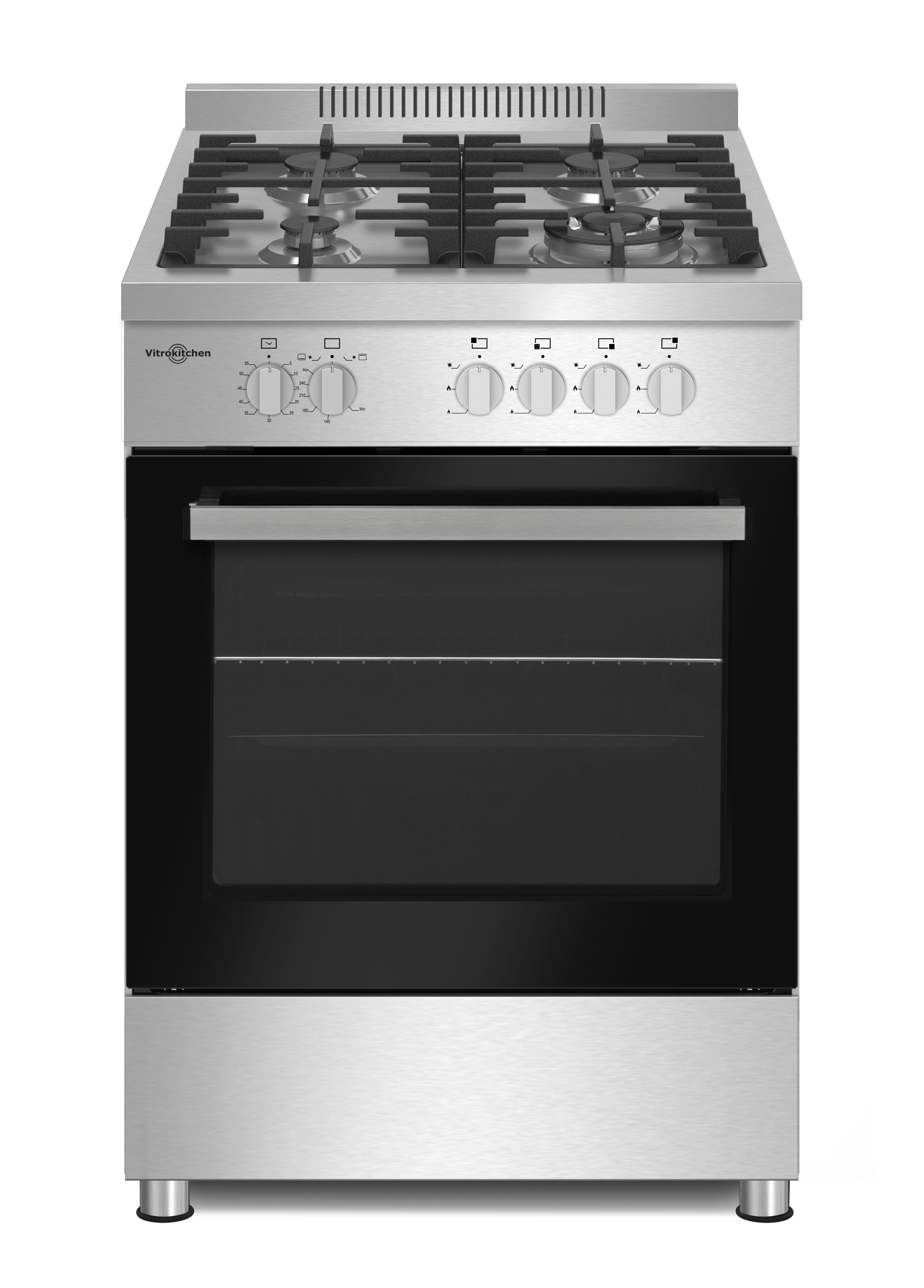 Cocina de gas VITROKITCHEN PF6060IB gas butano 60cm | Leroy Merlin