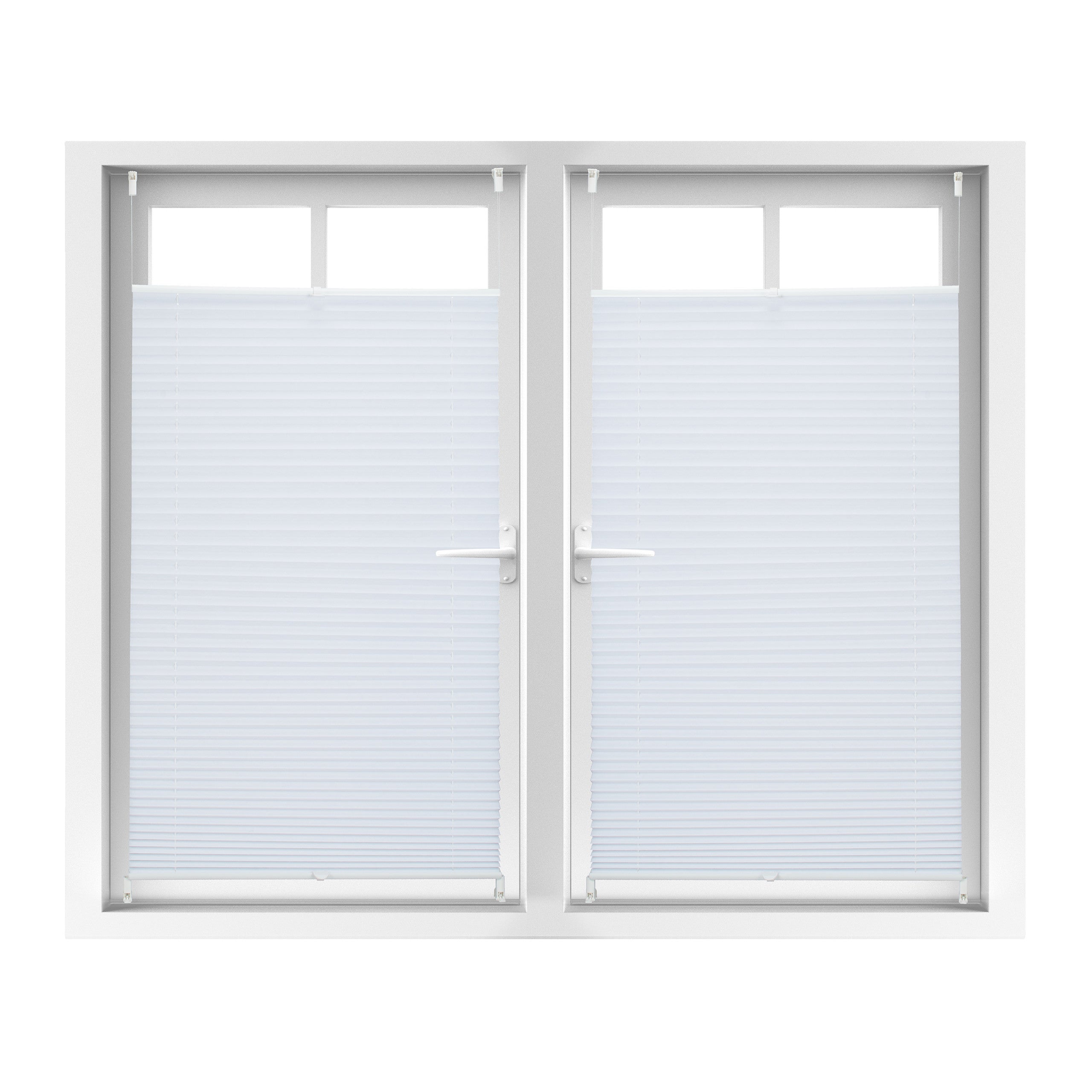 Store vénitien sans perçage, lot de 2, volet fenêtre, laisse passer la ...