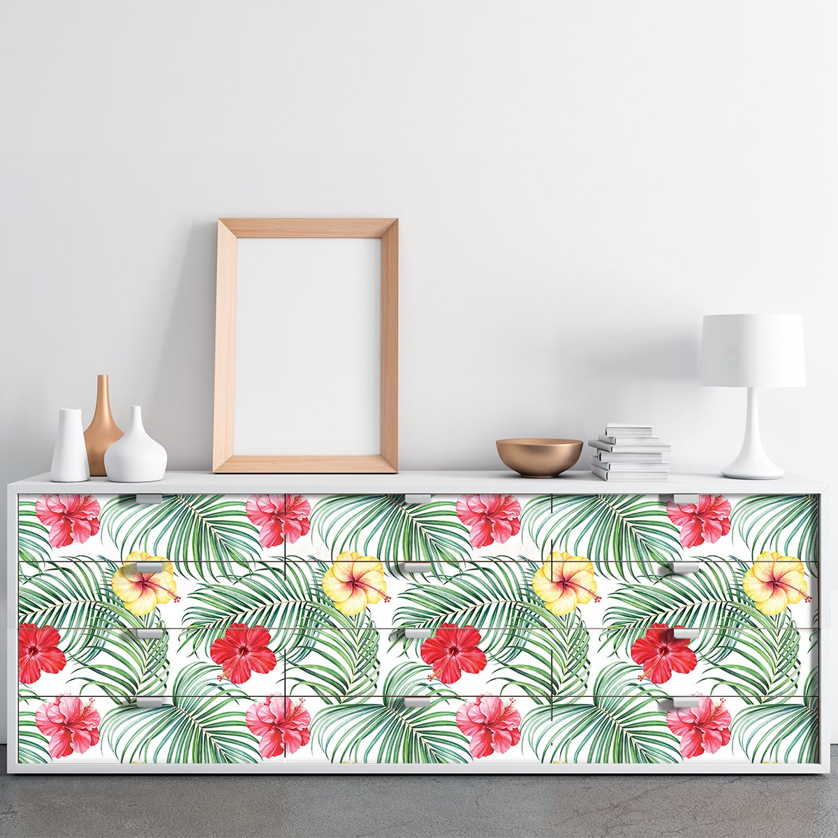 Sticker meuble tropical pacorita 40 x 60 cm | Leroy Merlin