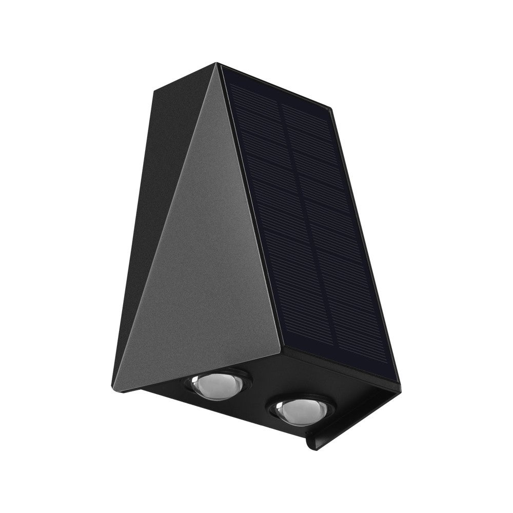 Applique d'extérieur LED solaire Nalin IP54 120Lm 4000K Capteur de ...