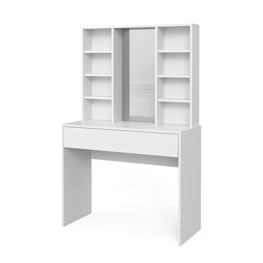 Vicco Tocador Alexa Blanco 93 Cm Con Espejo Leroy Merlin vicco-tocador-alexa-blanco-93-cm-con-espejo-leroy-merlin