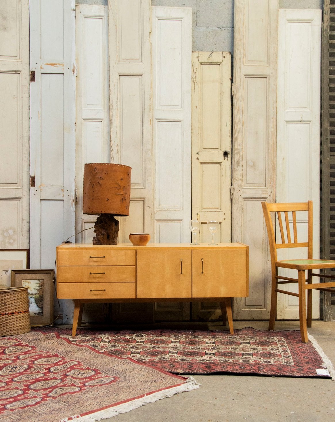 Enfilade scandinave en chêne Margaret N°355 - Bon état | Leroy Merlin