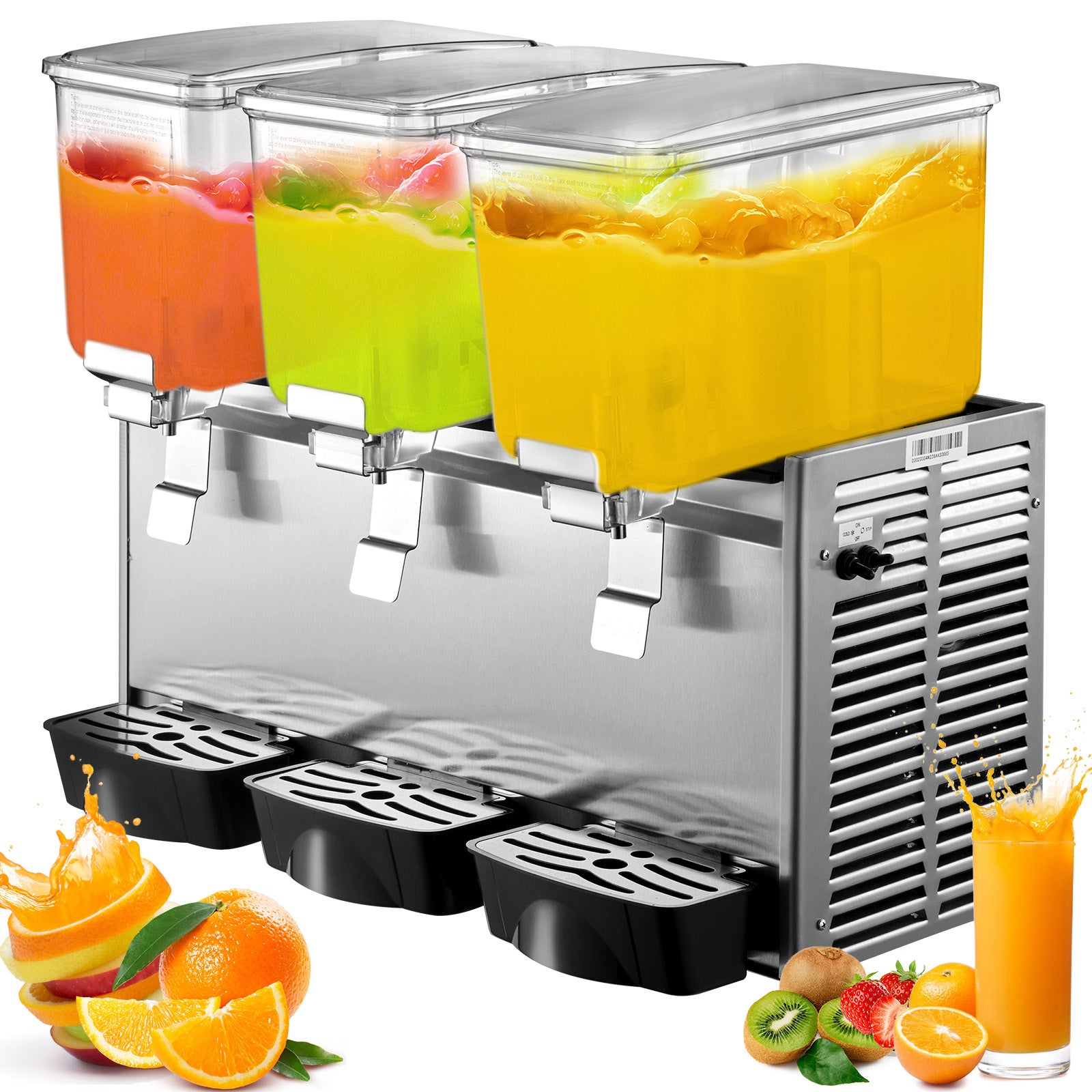 Distributeur de jus commercial 36L,VEVOR Distributeur de boissons ...