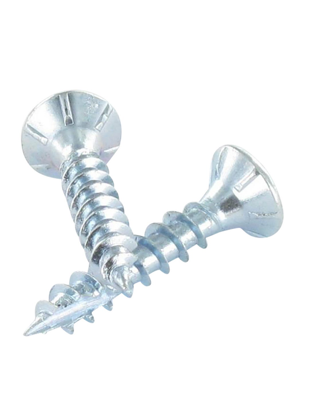 Vis bois TEKOR Tête fraisée TF Cranté Pozi N°2 5X70 Filetée sur 45 ...