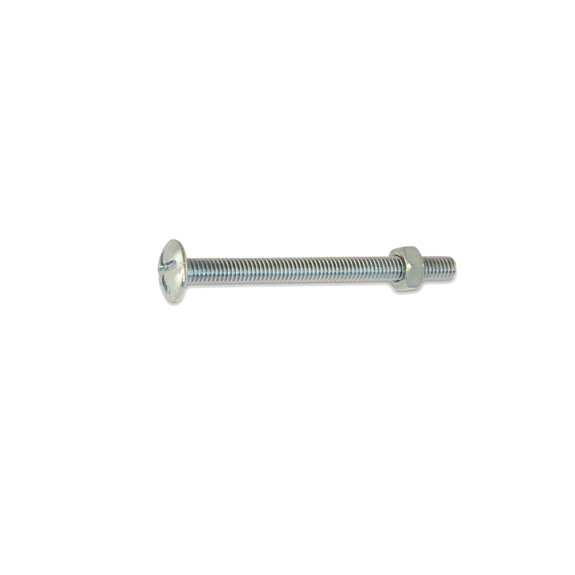 200 Boulons Poeliers Zingués - diamètre 4,0 mm - Longueur 35 mm mm ...