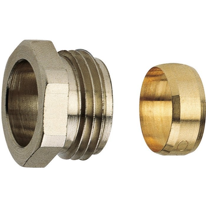 Raccord mâle - 14 mm - Comap - Avec bague laiton | Leroy Merlin