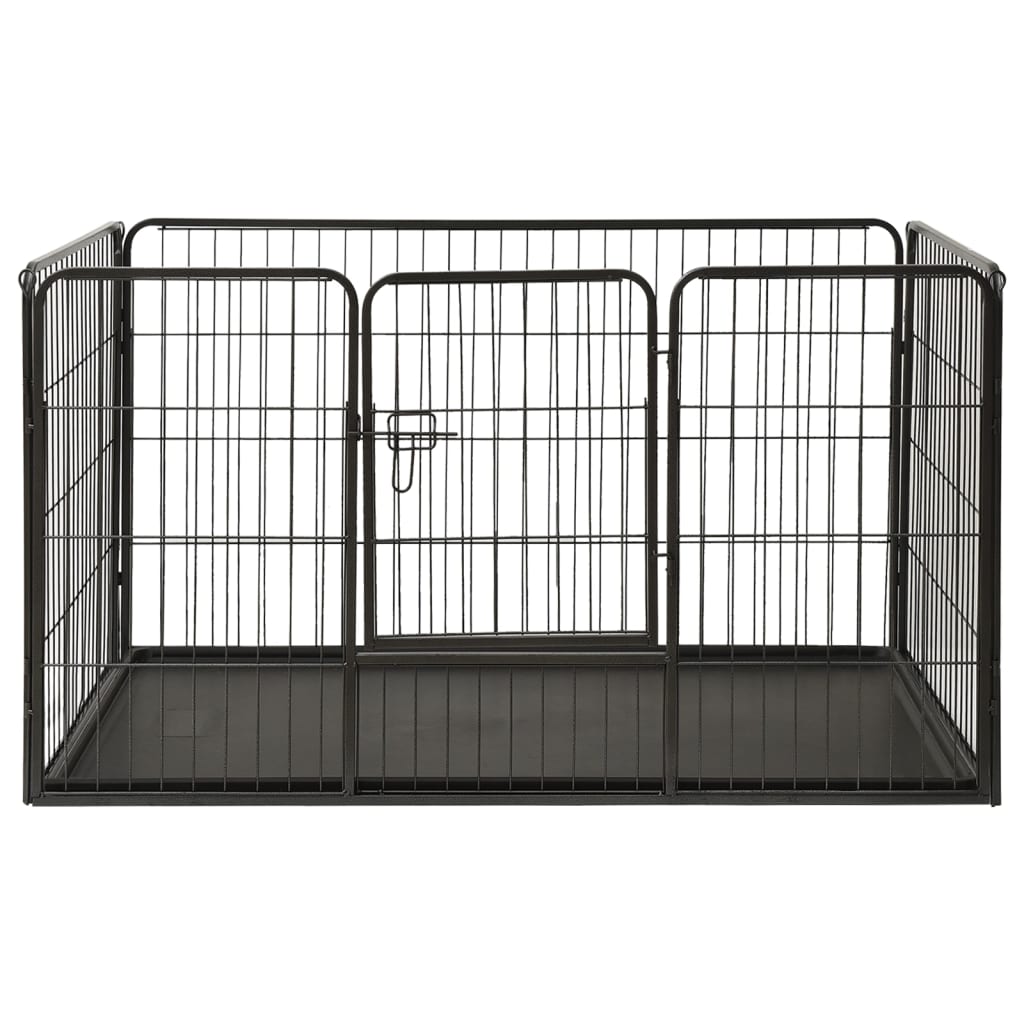 Corral para perros cachorros acero 123x77,5x74,5 cm | Leroy Merlin