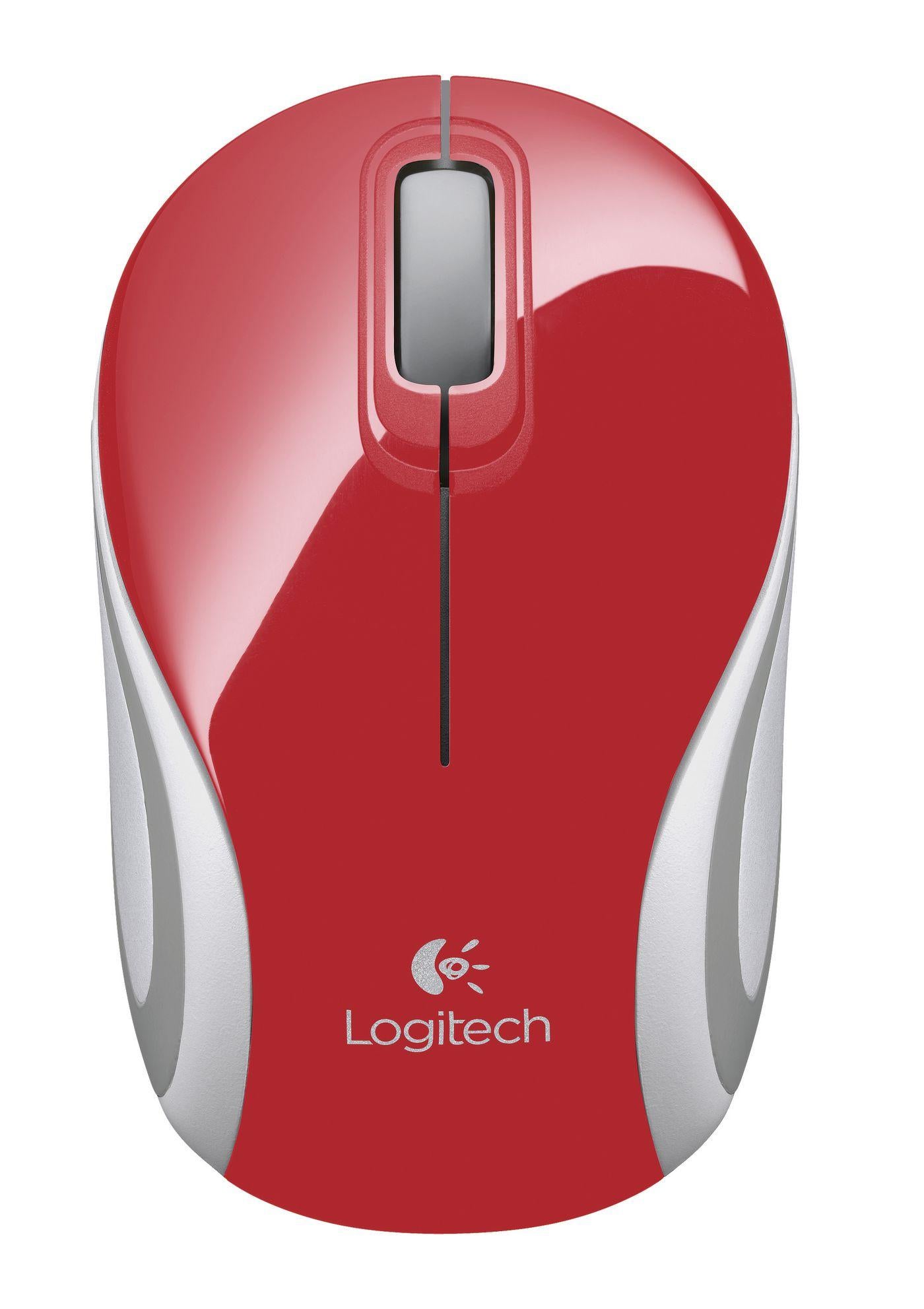 Ratón Mini Inalámbrico Logitech M187/ Hasta 1000 DPI/ Rojo | Leroy Merlin