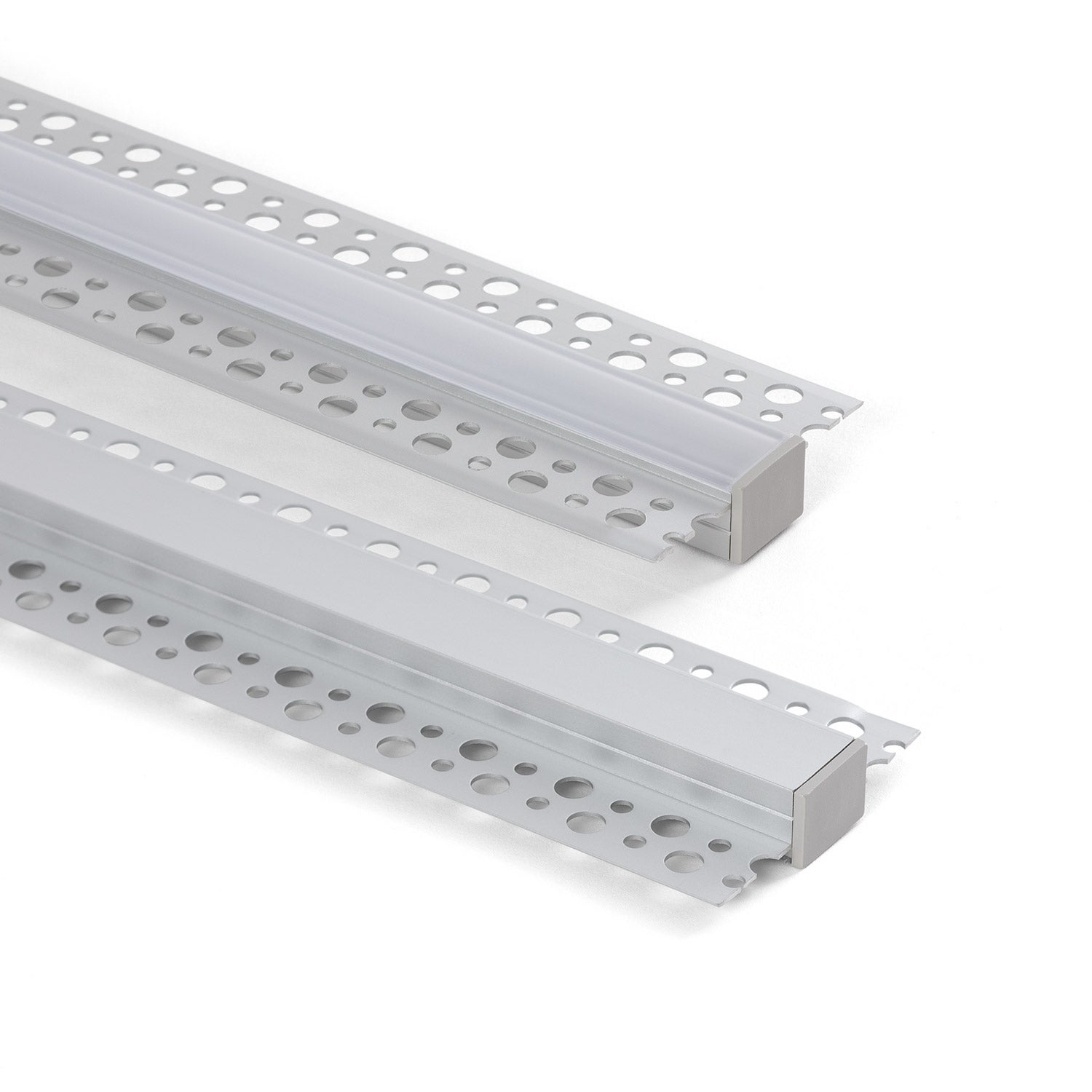 Profilé Aluminium Intégration Plâtre/Placo pour Rubans LED jusqu'à 15 ...