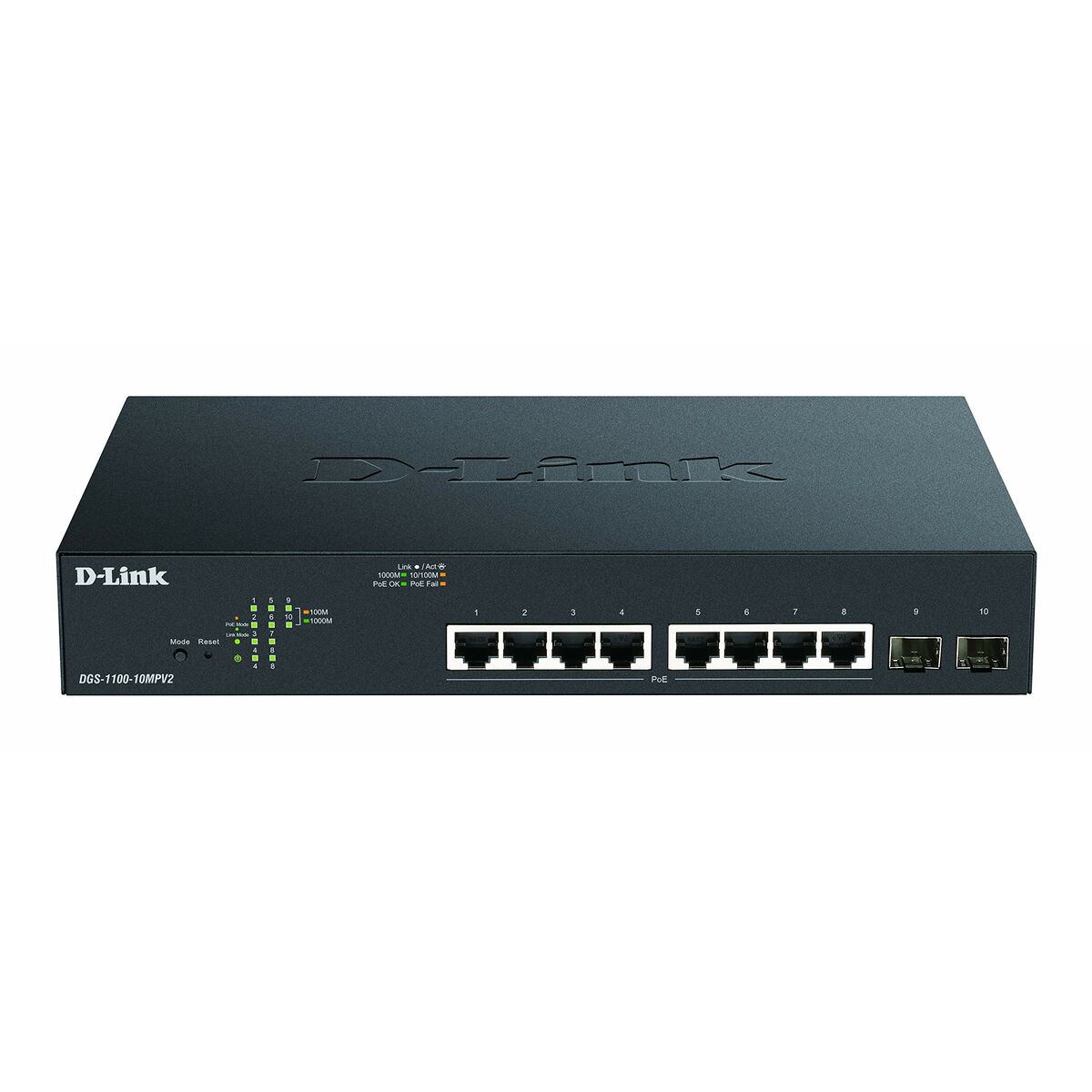 Switch D-Link DGS-1100-10MPV2/E Negro | Leroy Merlin