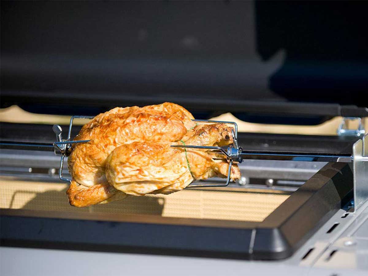 Tourne Broche Universel Extensible Pour Barbecue | Leroy Merlin