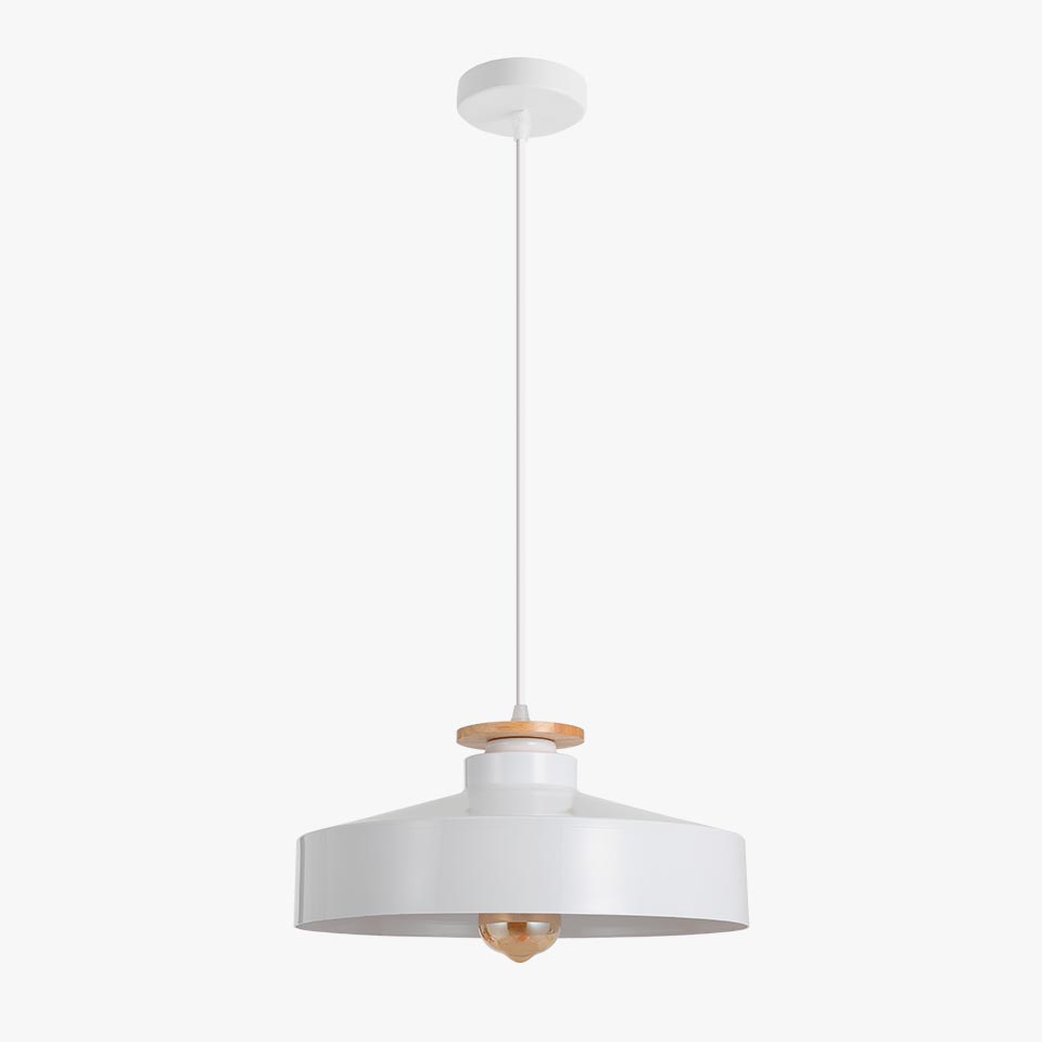 Suspension MIROA Blanc D.40x18cm | Leroy Merlin