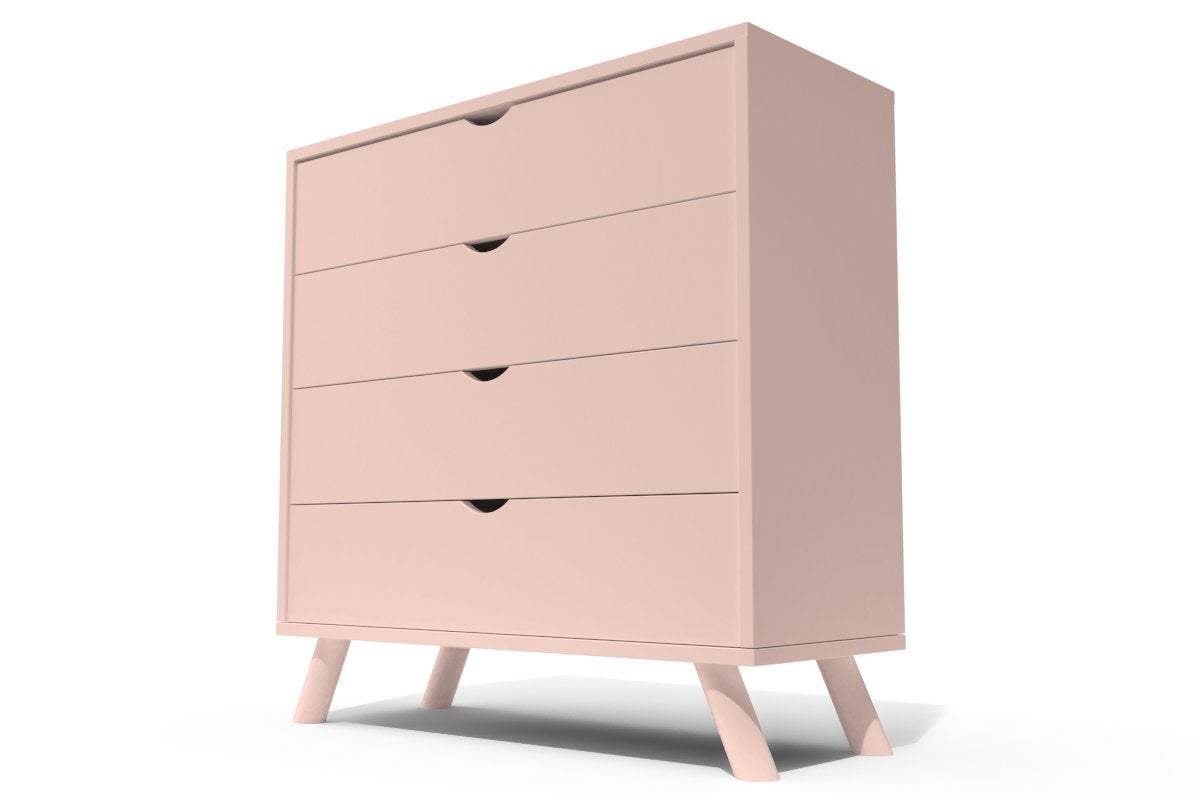 Commode Scandinave en bois massif Viking Rose | Leroy Merlin