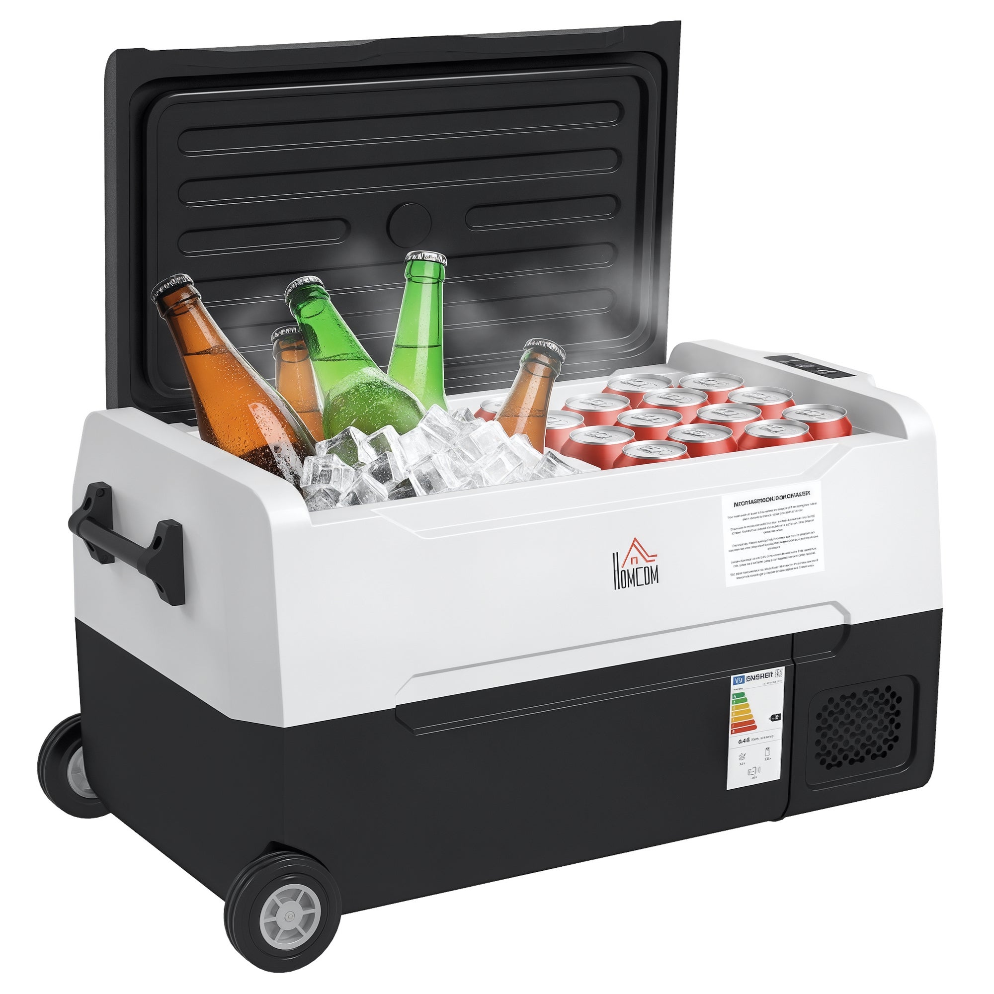 Nevera Eléctrica Portátil 30,5L Compresor -20°C/+20°C 12/24V 100-240V ...