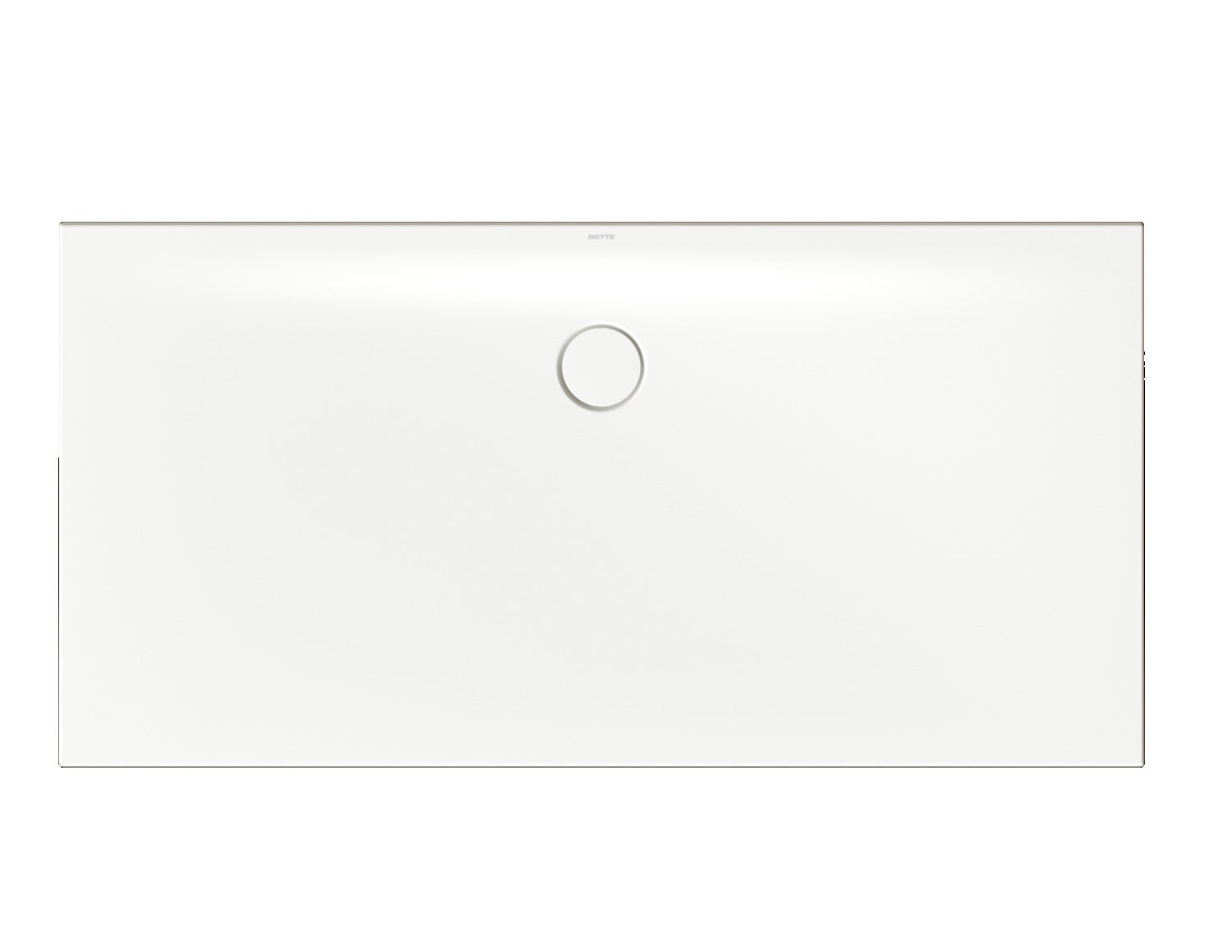 BetteFloor Side receveur de douche latéral avec glazePlus, 160x80cm ...
