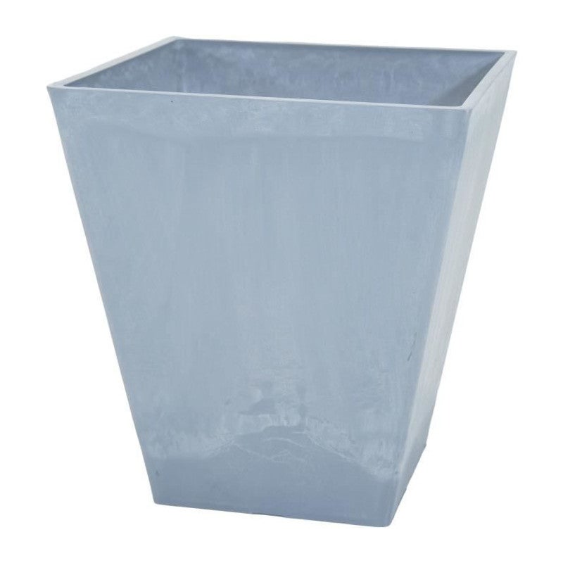 Pot - MEGA COLLECTIONS - Ecostone Square - 41 x 45 cm - Gris | Leroy Merlin