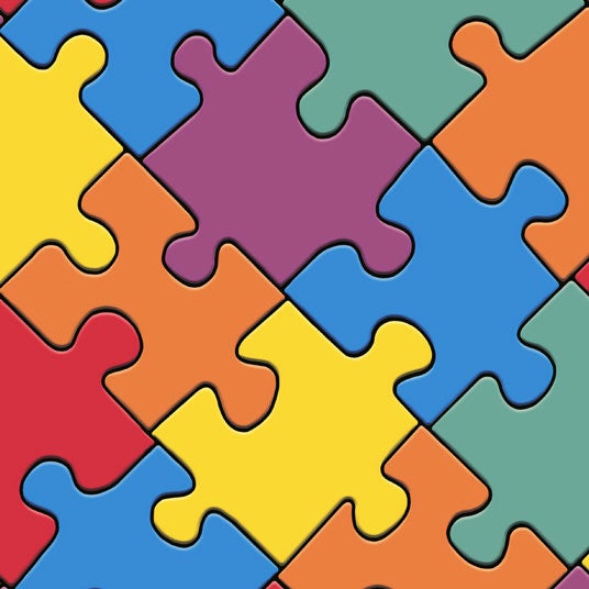 Sol Vinyle Style - Motif Puzzle - Rouleau de 4m x 8m | Leroy Merlin