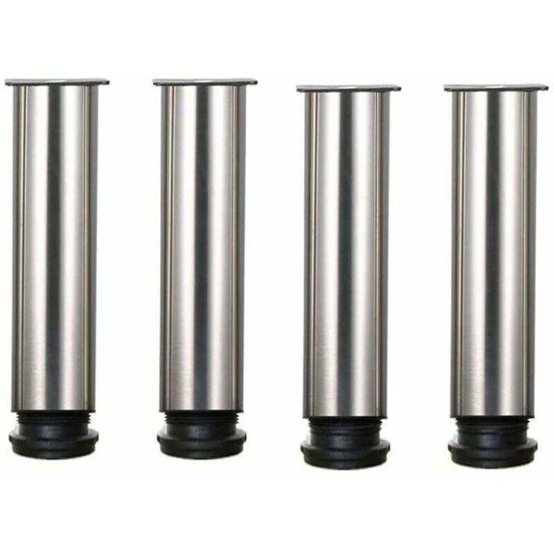 Lot de 4 pieds de meuble réglables en acier inoxydable 304 – Hauteur ...