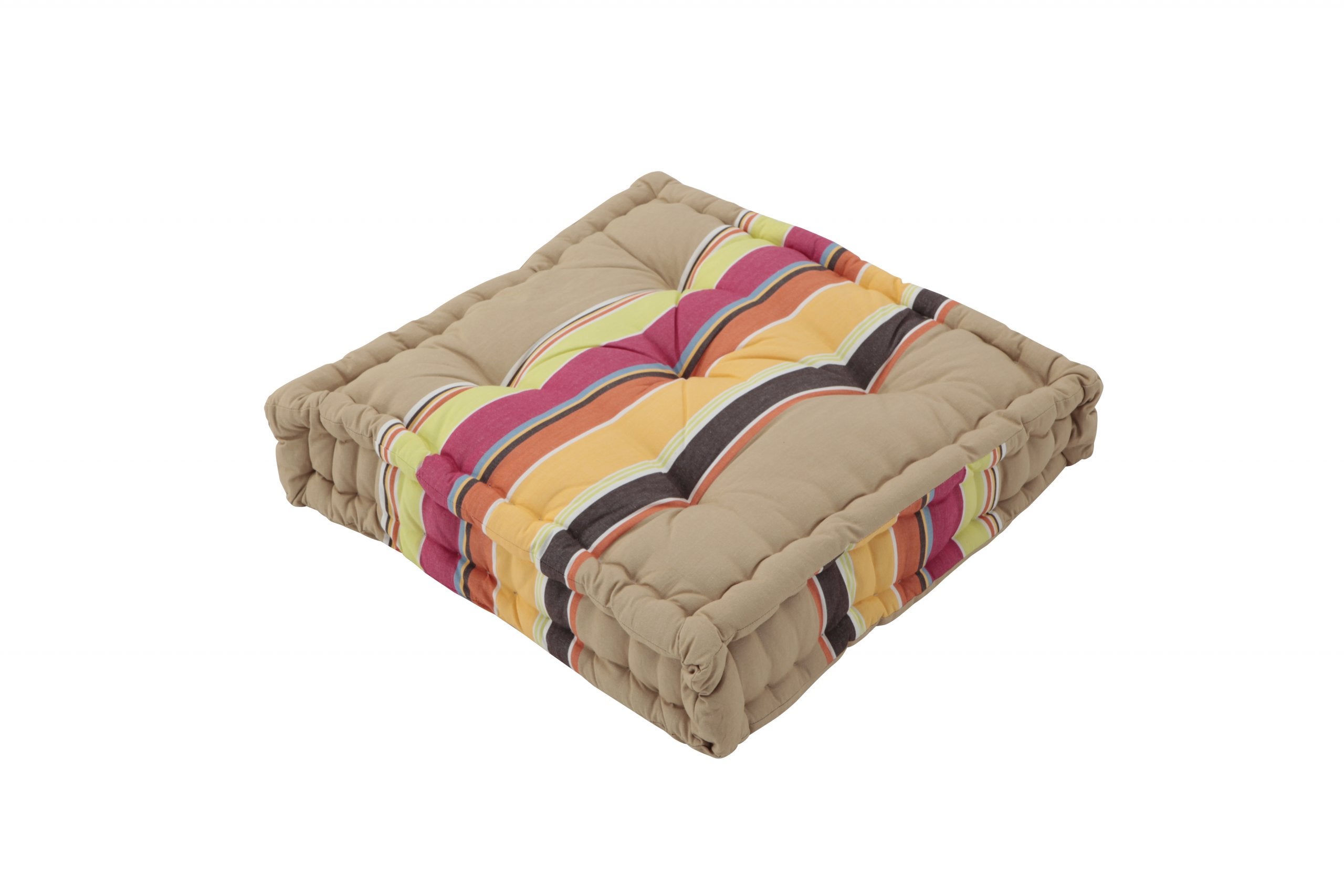 Cojín exterior de suelo multicolor/crudo - Deco | Leroy Merlin