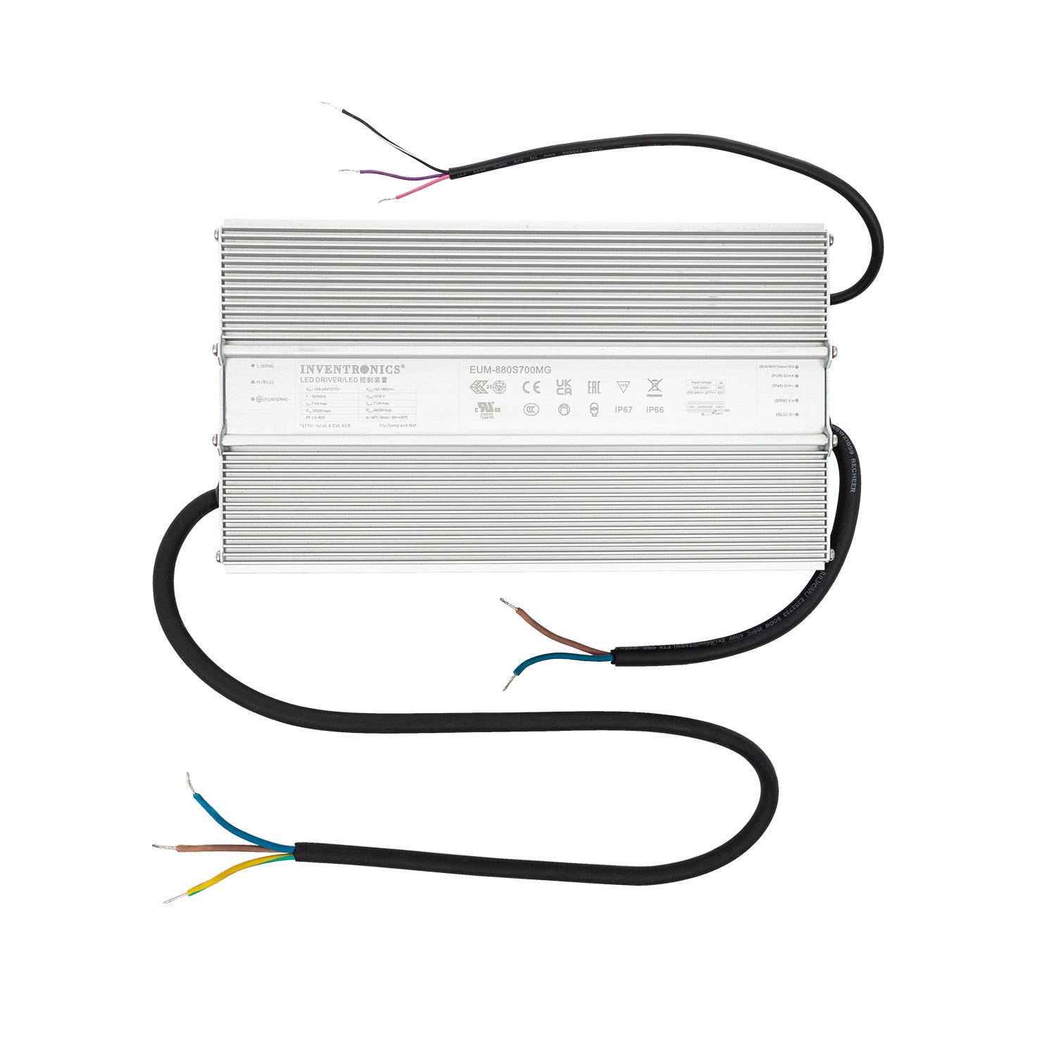 Driver INVENTRONICS EUM-0880S700MG 880W 63-180V DC 4.9-7 A 880 W ...