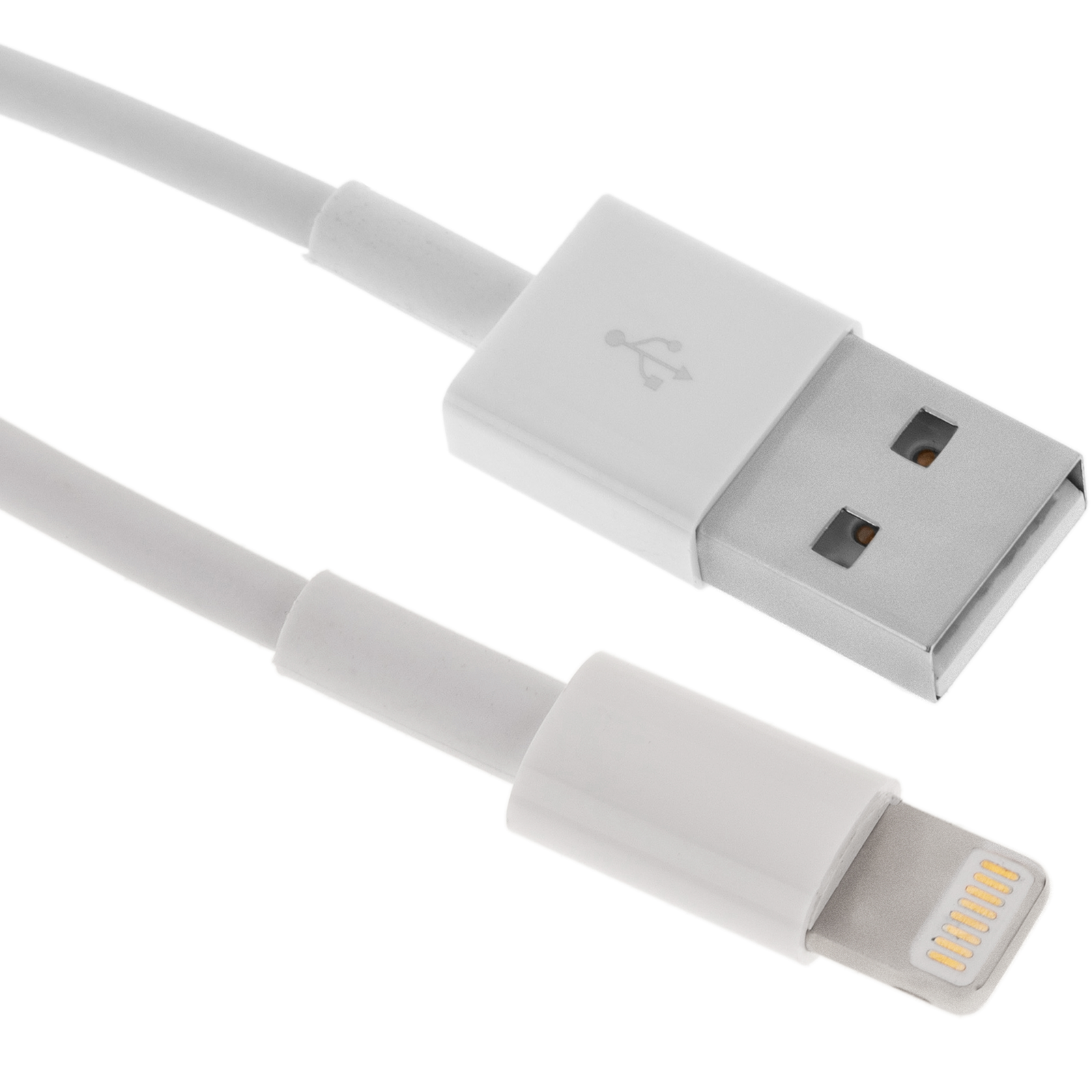 Cable USB tipo A macho a conector lightning macho de 1 metro | Leroy Merlin