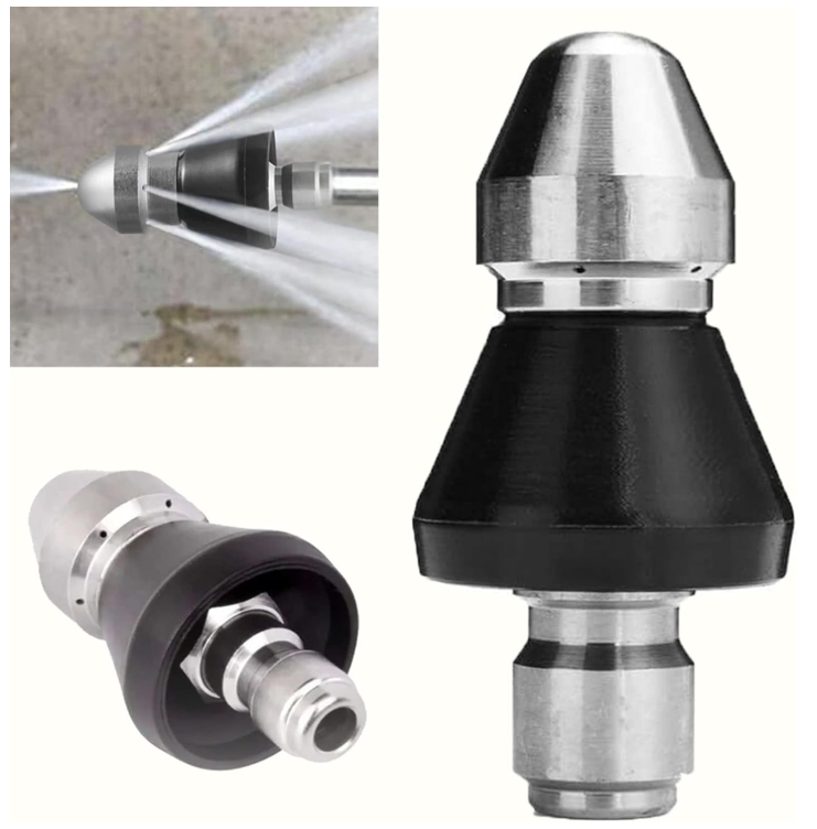 1pcs Sewer Cleaning Tool High-Pressure Nozzle, Sewer Jetter Kit for ...