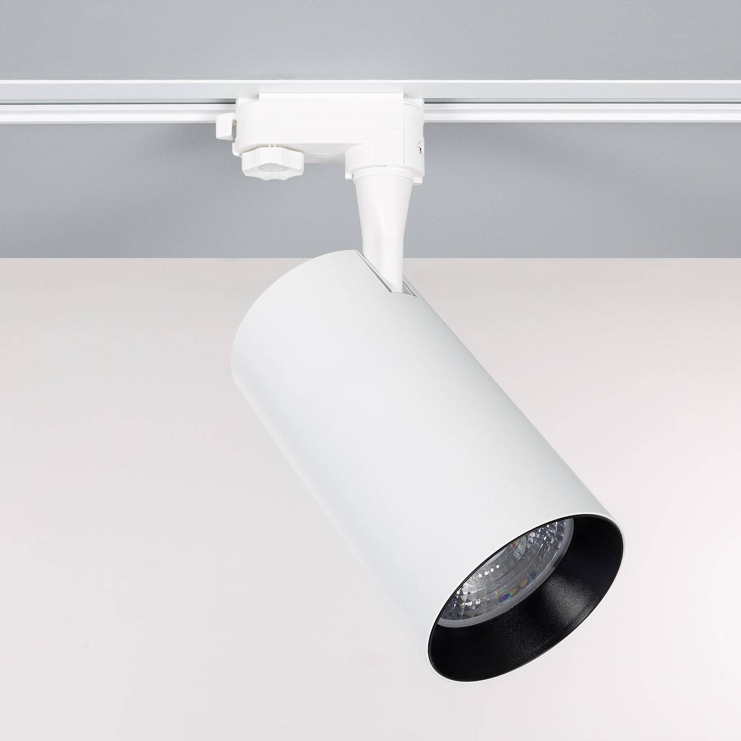 Rail Triphasé Encastrable pour Spots LED 1 Mètre Blanc | Leroy Merlin
